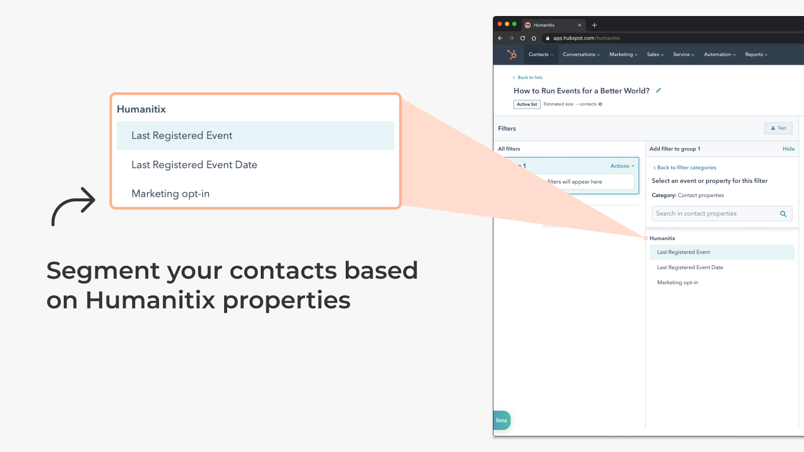 Humanitix HubSpot Integration | Connect Them Today